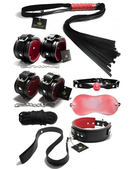 Styleturk, Enhance Intimacy with the Fantasy Accessory 7-Piece Fantasy Set - Black and Red ...